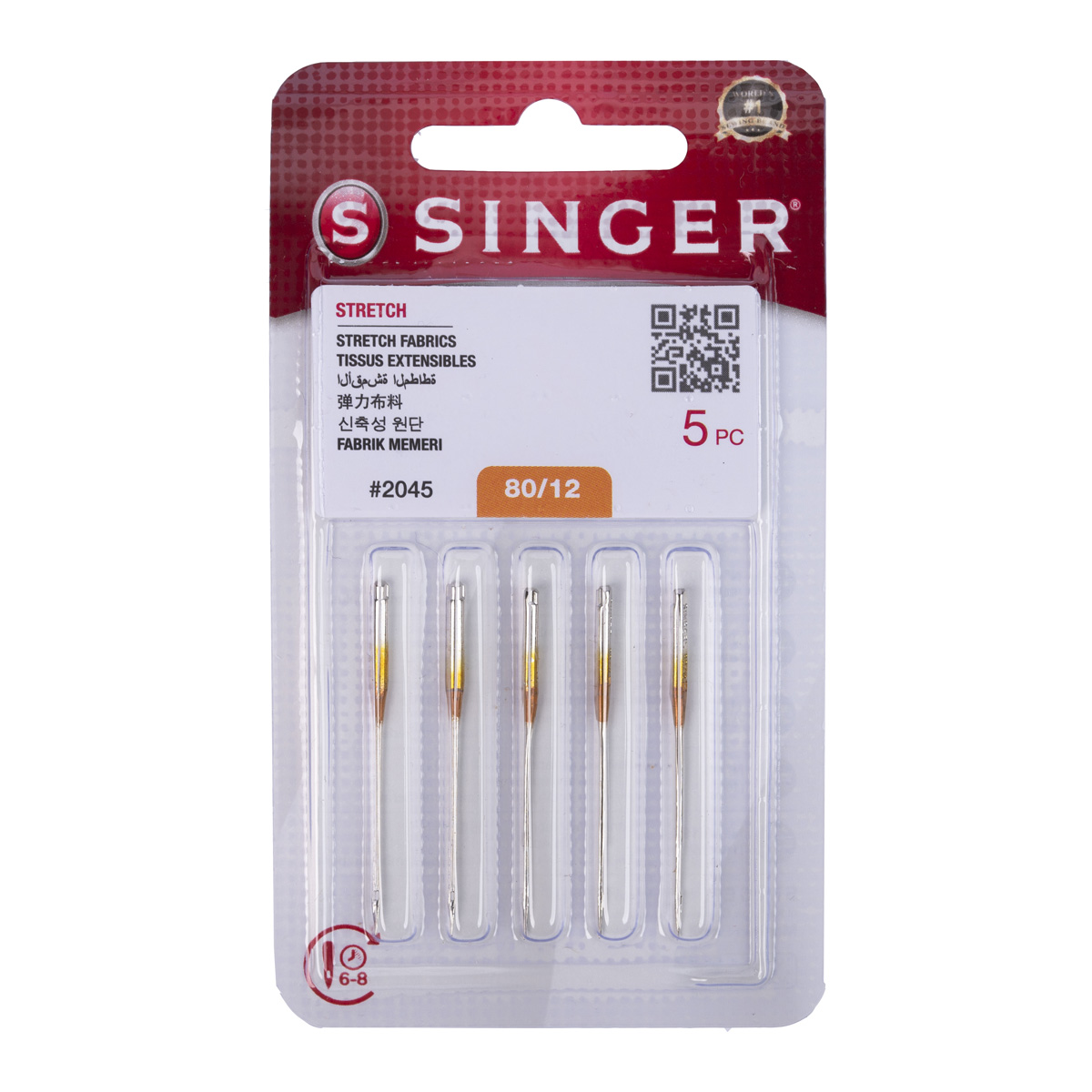 Home Products Sewing Machine Needles Singer Ball Point (2045) Sewing ...
