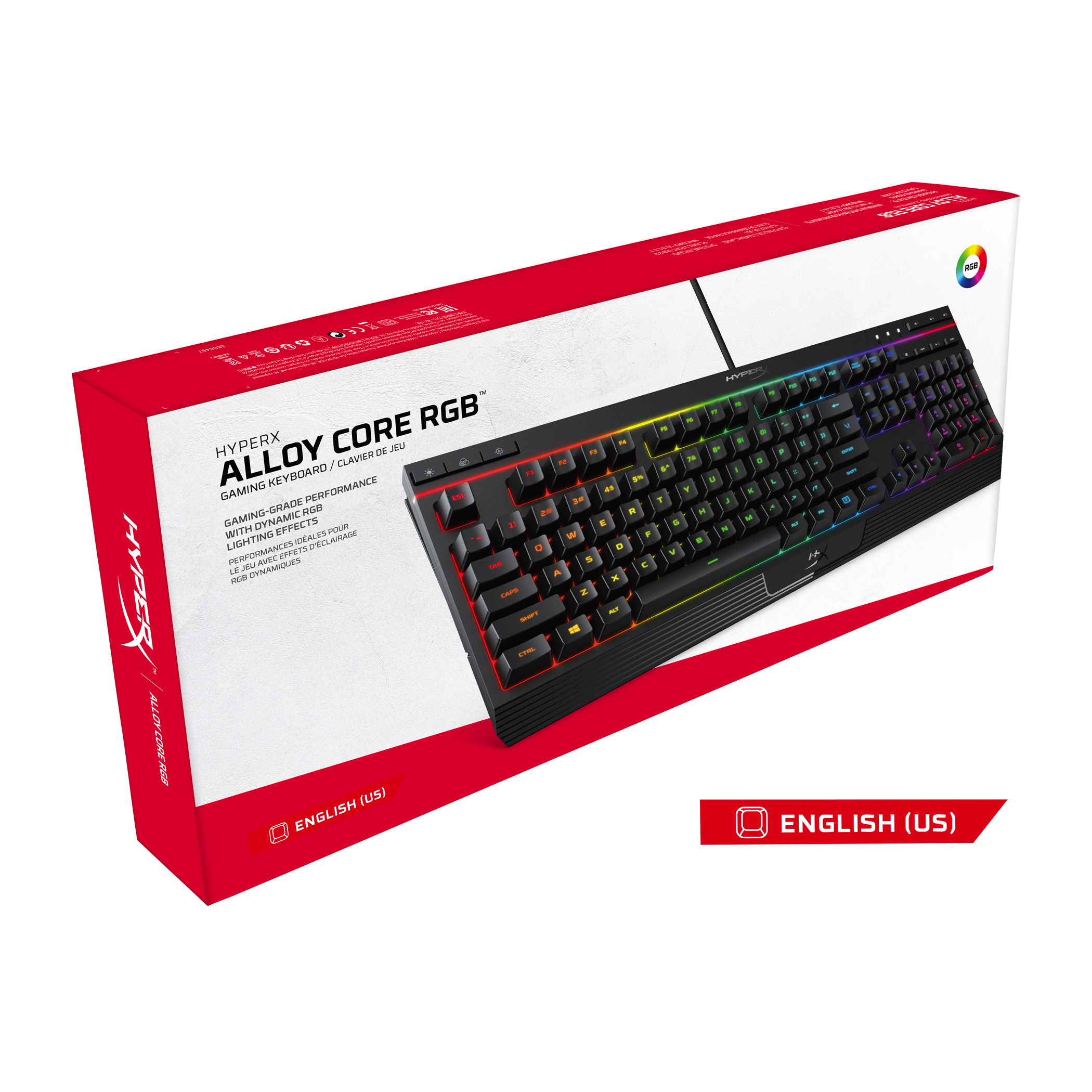 Home Products Keyboards HyperX Alloy Core RGB Gaming Keyboard