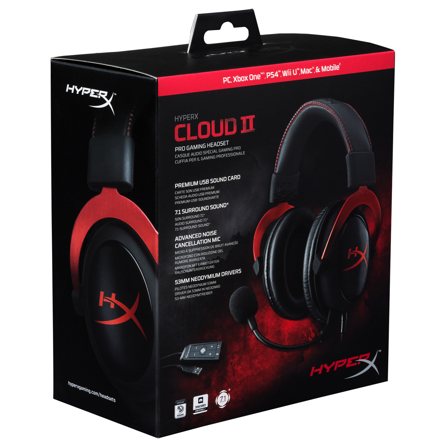 Home Products Headphones / Earphones HyperX Cloud II Gaming Headset