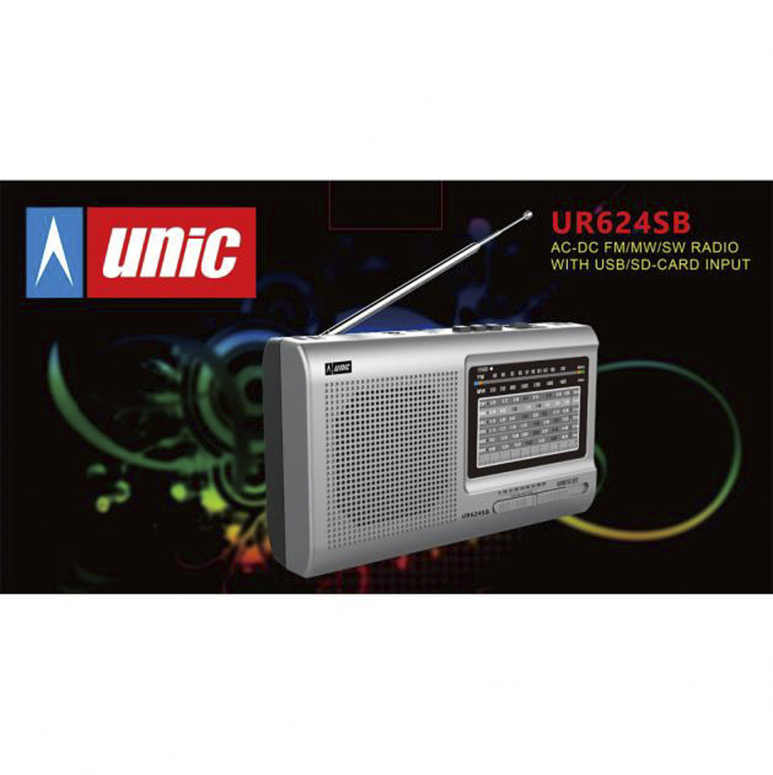Home Products Portable Radio / Mini Speakers UNIC Portable Radio - 8 Band
