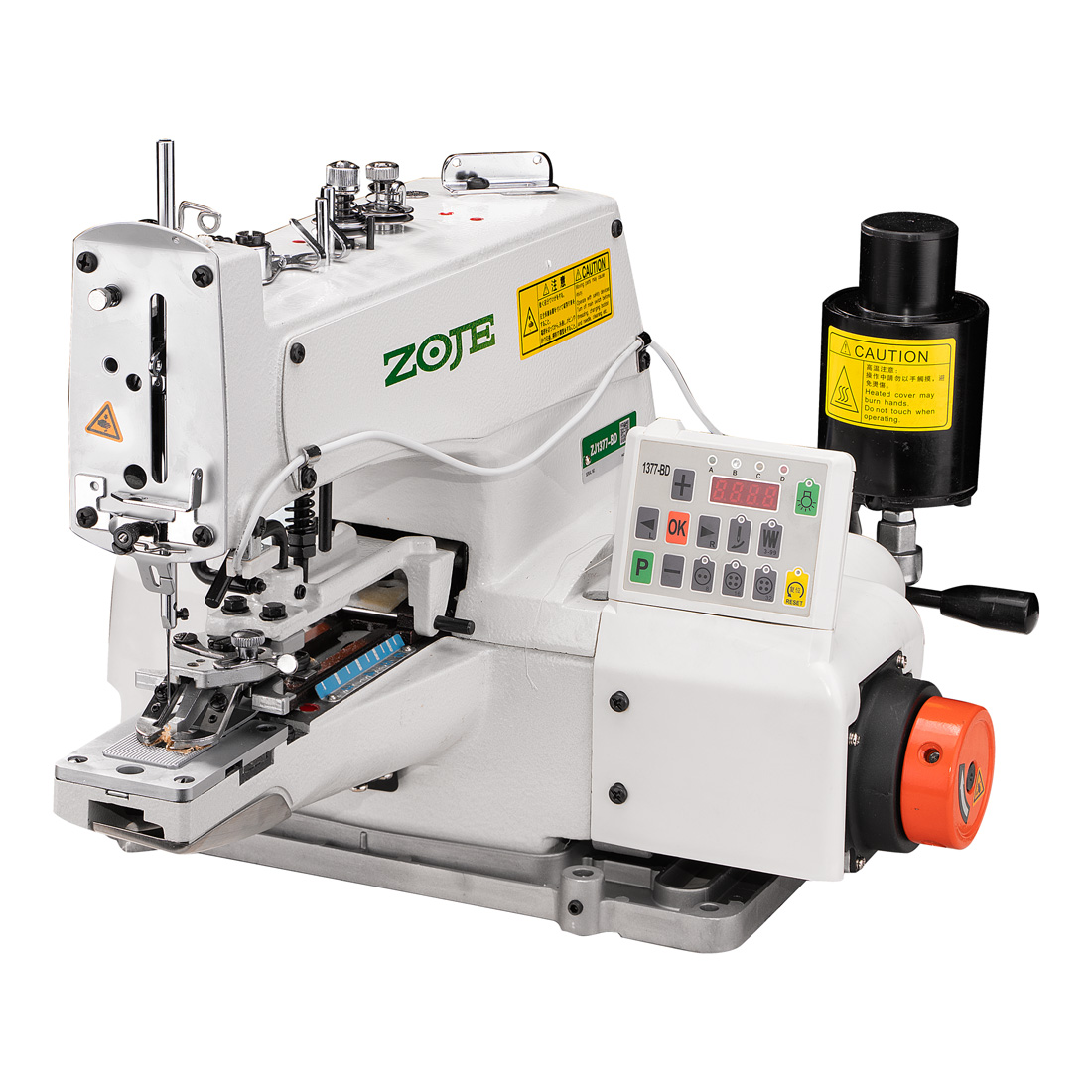 Home Products Industrial Sewing Machines ZOJE Button Attaching Machine ...